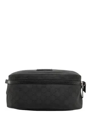 Gucci Gg Nylon Web Belt Bag - Black