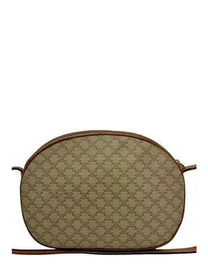 Celine Macadam Coated Canvas Crossbody Bag - Neutrals