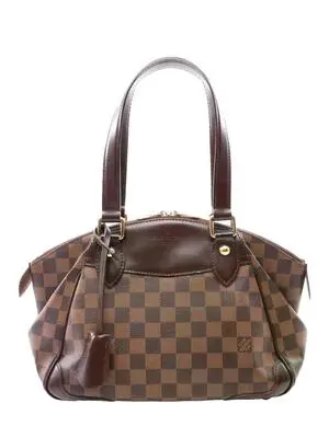LOUIS VUITTON Damier Ebene Verona Pm Handbag - Brown