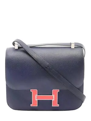 Hermès Constance 24 Shoulder Bag - Blue