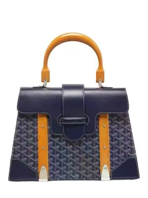 Goyard Saigon Mm Tote Bag - Blue