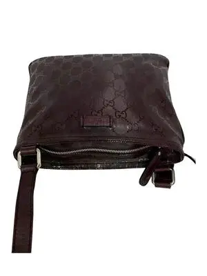 Gucci Gucci GG Imprimé Crossbody Bag Red