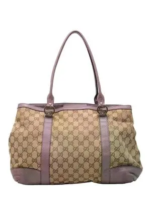 Gucci Gg Canvas Miss Gg Tote Bag - Neutrals