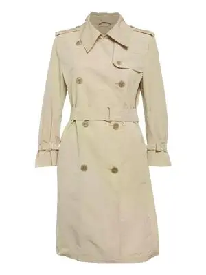 Max Mara Double-breasted Belted Trench Coat - Neutrals