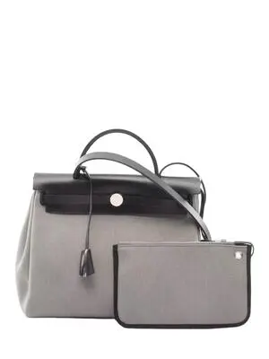 Hermès Herbag Zip Pm Two-way Handbag - Grey