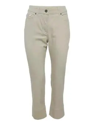 Loro Piana High-waist Cropped Skinny Jeans - Neutrals