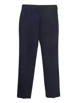 Alexander McQueen Pressed-crease Tailored Trousers - Blue
