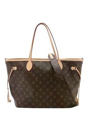 LOUIS VUITTON Monogram Neverfull Bandouliere Inside Out Mm Satchel - Brown