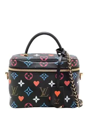 LOUIS VUITTON Monogram Game On Case Pm Vanity Bag - Black