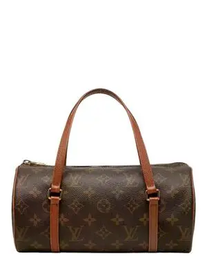 LOUIS VUITTON Monogram Papillon 26 Handbag - Brown