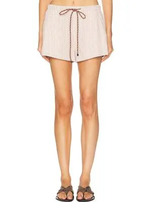 Citizens Of Humanity Citizens Of Humanity Este Drawstring Shorts Raspberry Stripe