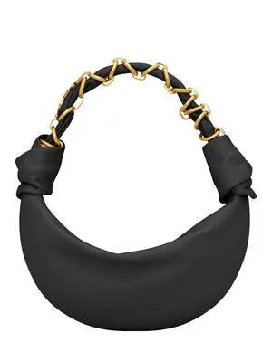 Saint Laurent Mini Amalia Hobo Bag - Black