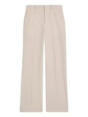VICTORIA BECKHAM Victoria Beckham Twill Straight-Leg Pants