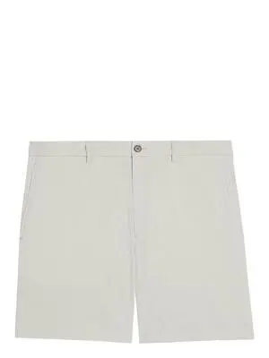 Theory Curtis Linen-blend Shorts - Stone