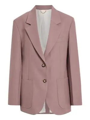 Victoria Beckham Twill Blazer - Violet