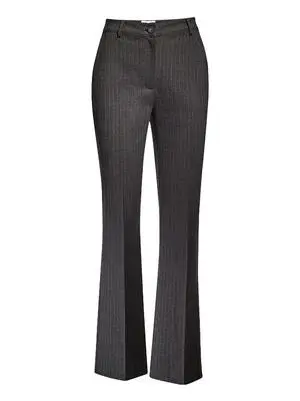 MAISON SEL Palazzo Melange Pants - Grey