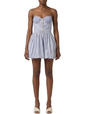 Elisabetta Franchi Bustier Dress - Blue