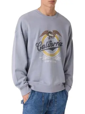 Guess Eagle Graphic Sweatshirt - Light Blue
