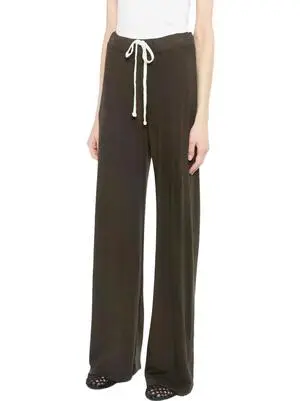 JAMES PERSE Terry Wide-leg Trousers - Green