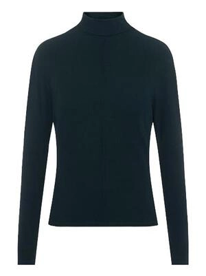 E.U.X. EXCLUSIVE Dolman Sleeve Turtleneck Thin Knit Sweater - Deep Teal