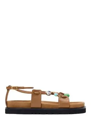 Loewe Fussbett Sandal - Camel