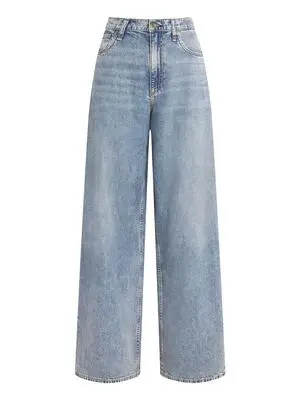 Rag & Bone Featherweight Sofie High-rise Wide-leg Jeans - Blue