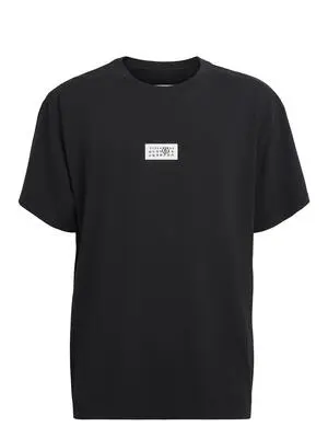 MAISON MARGIELA Cotton Numeric Tab T-shirt - Black