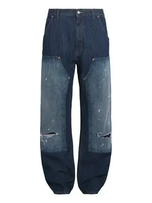 MAISON MARGIELA Distressed Straight Jeans - Blue
