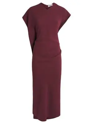 Victoria Beckham Asymmetric Midi Dress - Red