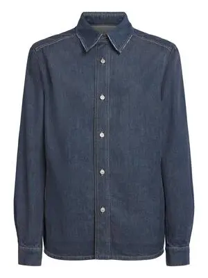 MAISON MARGIELA Denim Overshirt - Blue
