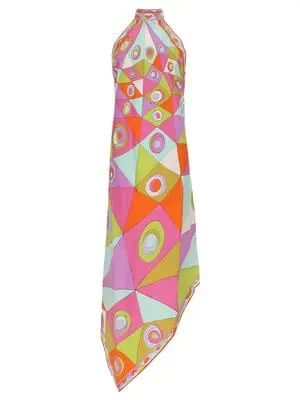 EMILIO PUCCI Pucci Abito In Twill Di Seta