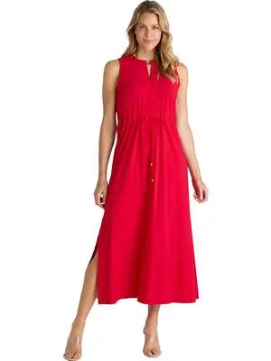 Jude Connally Jude Connally Bebe Sleeveless V-Neck Maxi Dress Red