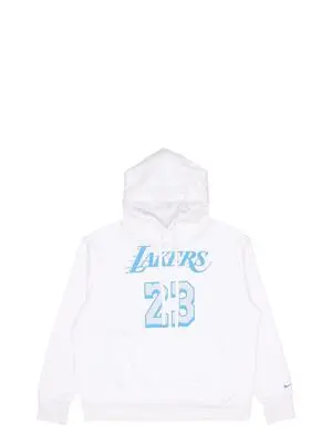 Nike Los Angeles Lakers City Edition Fleece Hoodie - White