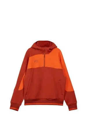 Adidas Y-3 Half-zip Hoodie With Logo Detail - Red