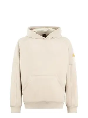 Moose Knuckles Long Sleeve Hooded Sweatshirt - Alabaster