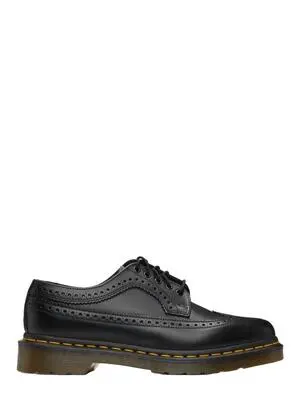 Dr. Martens Leather Wingtip Brogues - Black
