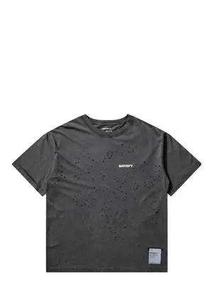 Satisfy Mothtech Distressed T-shirt - Black