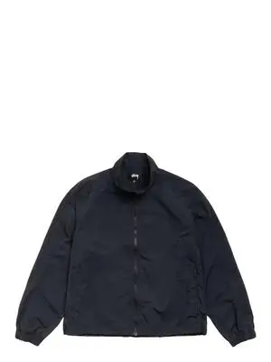 StÜssy Long Sleeve Zip-up Jacket - Black