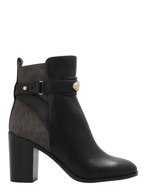 Michael Kors Darcy Ankle Leather Boots - Black