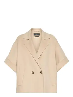 Max Mara Weekend Max Mara Neo Double Breasted Coat Sand