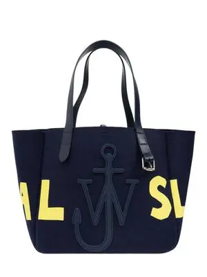 J.W.ANDERSON Logo Patch Tote Bag - Navy