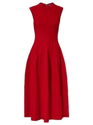 RALPH LAUREN Ralph Lauren Collection Silk-Blend Midi Dress