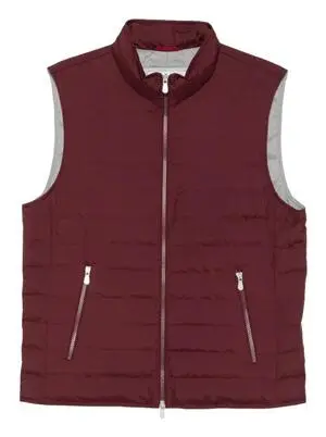 Brunello Cucinelli Padded Gilet - Red