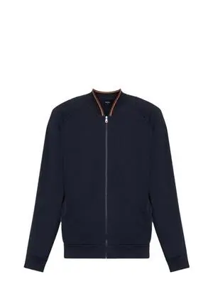 Paul Smith Long-sleeved Zip-up Casual Jacket - Black