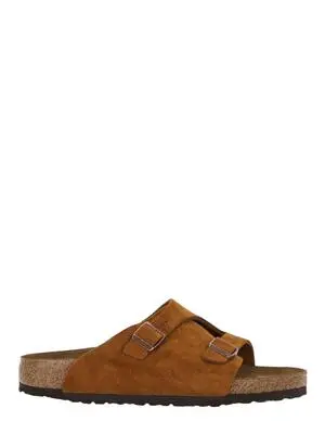 BIRKENSTOCK Zurich Buckle Detailed Slip-on Sandals - Brown