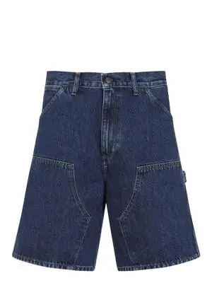 Carhartt Work In Progress Denim Carpenter Shorts - Blue