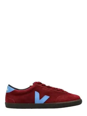 VEJA Veja Volley Round Toe Lace-Up Sneakers Red