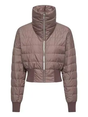Moncler Cropped Down Jacket - Gray