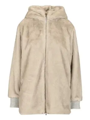 TATRAS Arabis Eco-fur Blouson Jacket - Grey