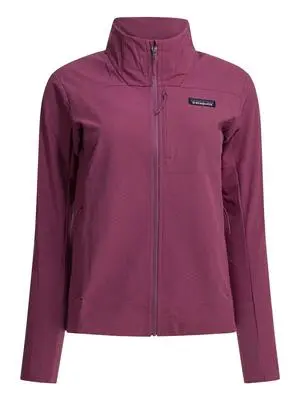 Patagonia Long-sleeved Zip-up Jacket With Stand-up Collar - Red